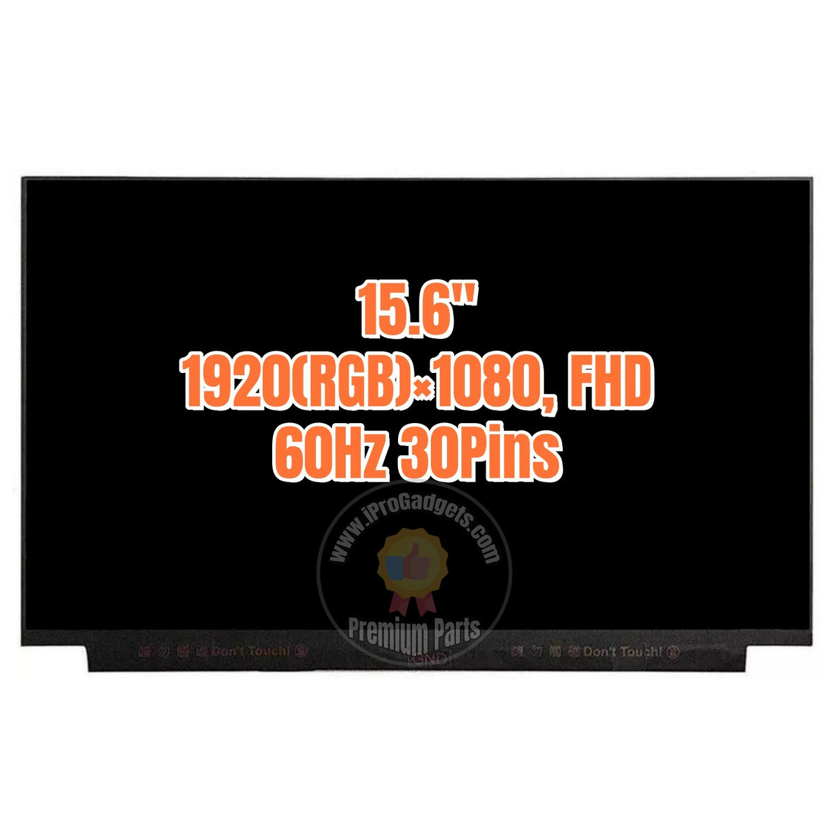 Replacement New Display NV156FHM-N61 15.6 inch FHD 1920x1080 30-Pin eDP Slim Laptop Screen Panel ...