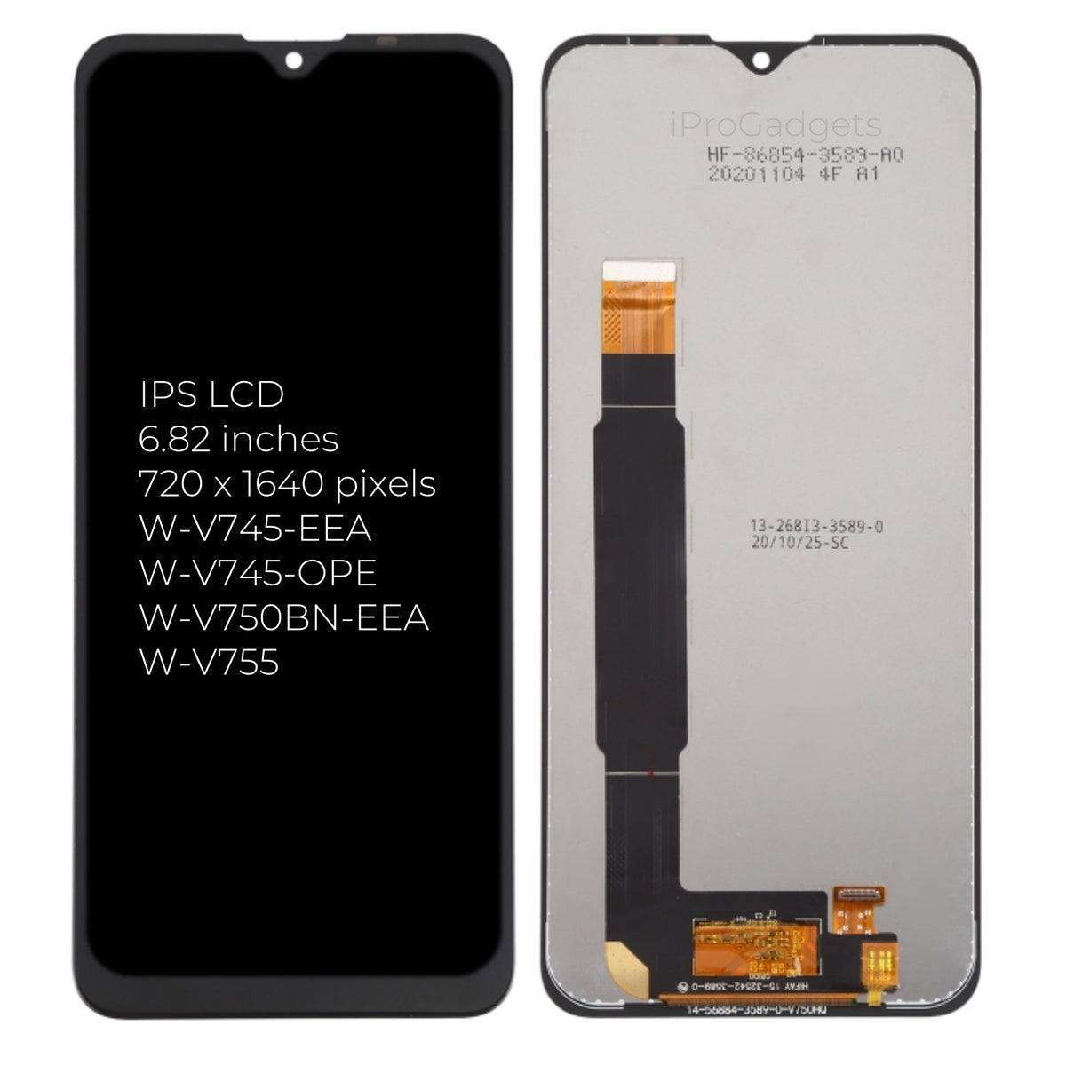 Replacement LCD Display Touch Screen For Wiko Power U10 W-V745-EEA W-V745-OPE U20 W-V750BN-EEA ...