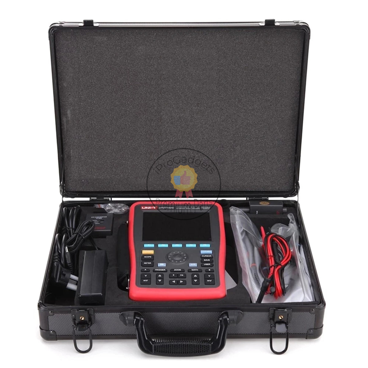 UNI-T UTD1102C Handheld Digital Storage Oscilloscope 100MHz 2 Channels DC AC Voltage Current ...