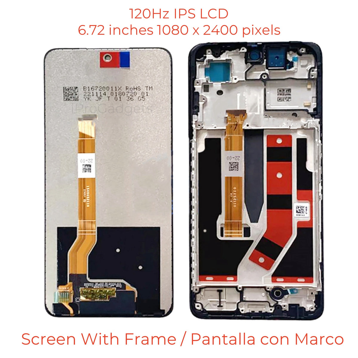 Replacement LCD Display Touch Screen With Frame For OnePlus Nord N30 5G CPH2515 – iProGadgets