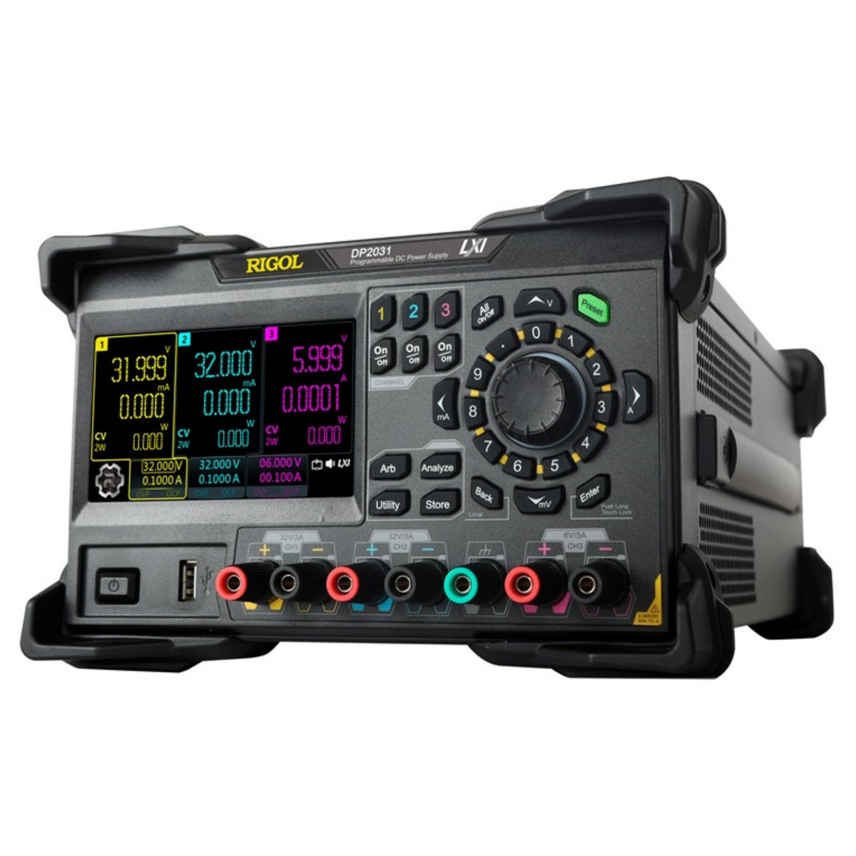 Rigol DP2031 - 3 Channel Programmable Linear DC Power Supply 222W – iProGadgets