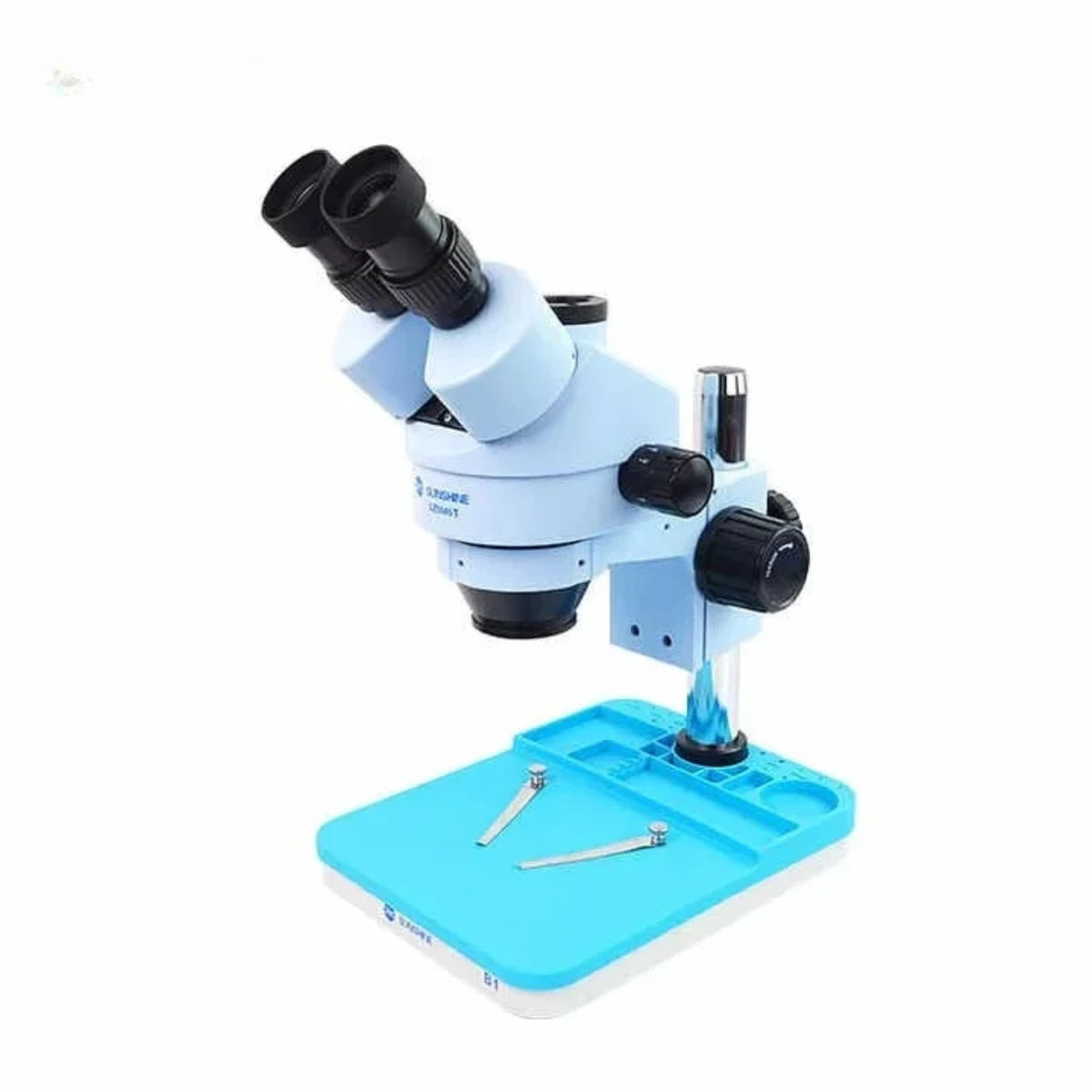 SUNSHINE SZM45T-B1 Stereo Trinocular Microscope 0.7-4.5X Zoom for Mobi – iProGadgets