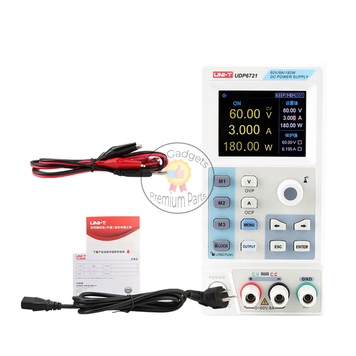 UNI-T DC Bench Power Supply Adjustable UDP6720 UDP6721 Switch Power Supply Laboratory 60V 5A ...