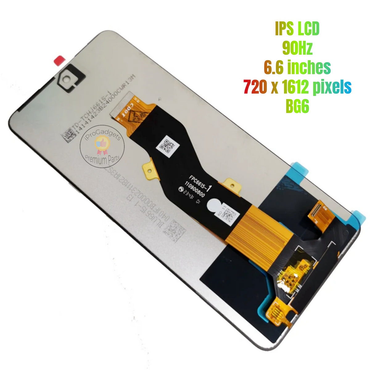 Replacement LCD Display Touch Screen Assembly For Tecno Spark Go 2024 BG6 Black – iProGadgets
