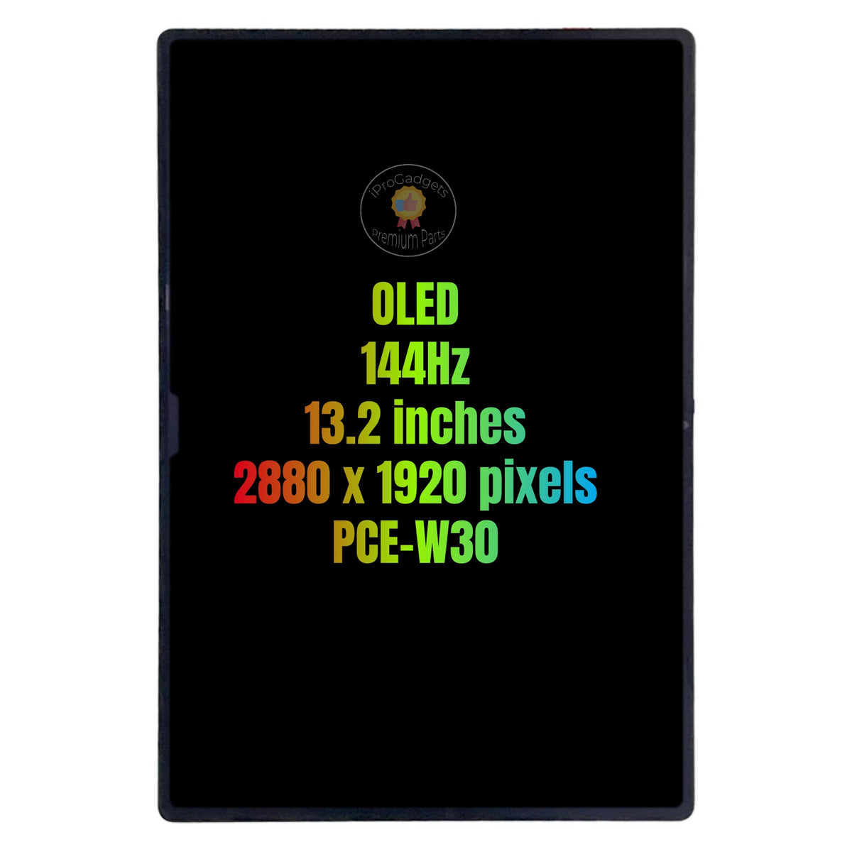 Replacement OLED Display Touch Screen Assembly For Huawei MatePad Pro 13.2 PCE-W30 Black ...