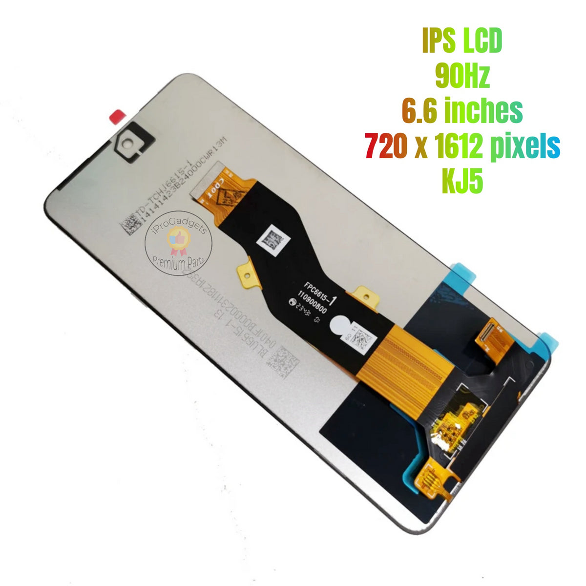 Replacement LCD Display Touch Screen Assembly For Tecno Spark 20 KJ5 Black – iProGadgets