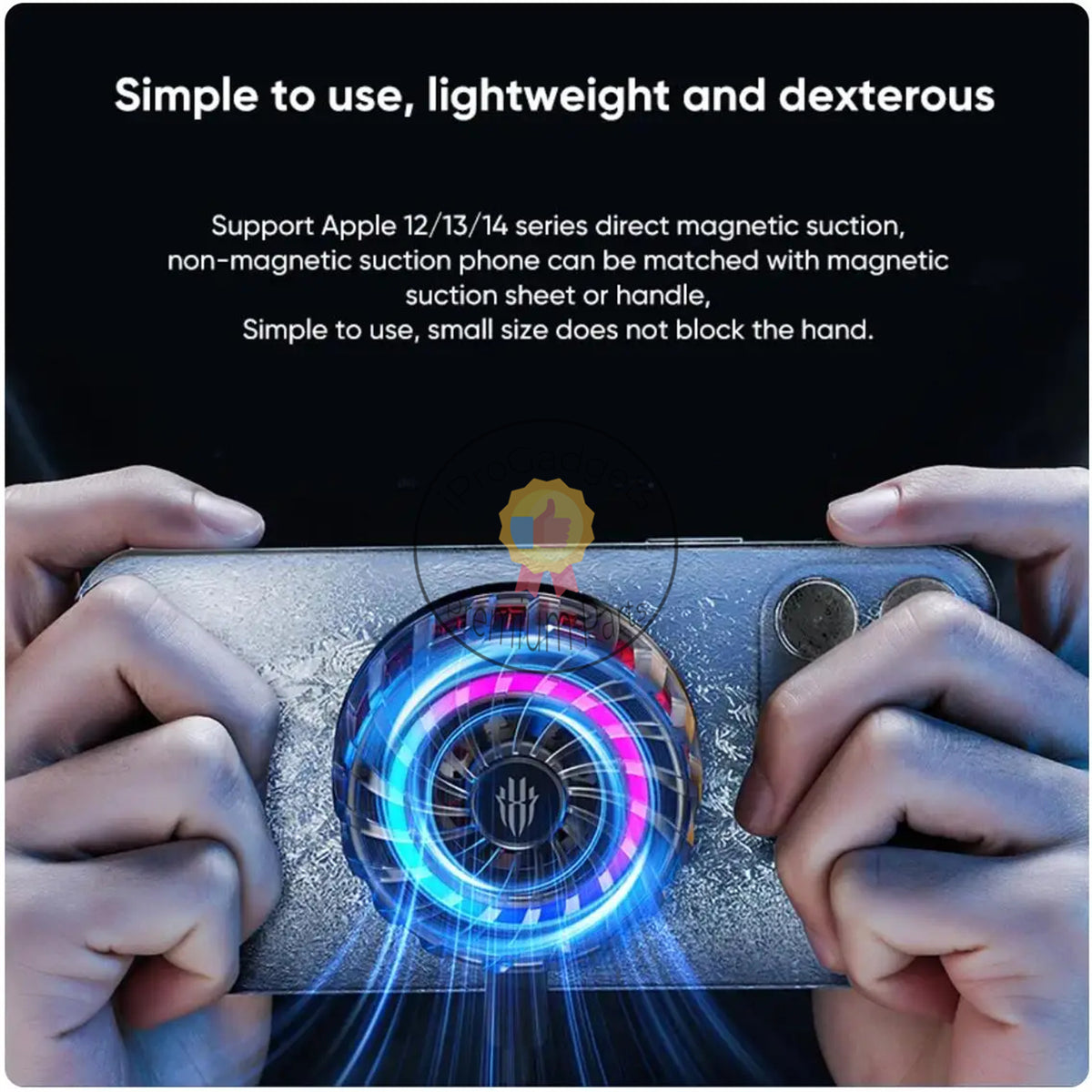 Nubia RedMagic Cooler 4 Pro Radiator Magnetic Ice FunCooler LED 27W S – iProGadgets