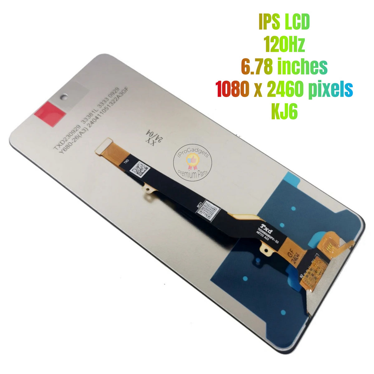 Replacement LCD Display Touch Screen For Tecno Spark 20 Pro KJ6 Black – iProGadgets