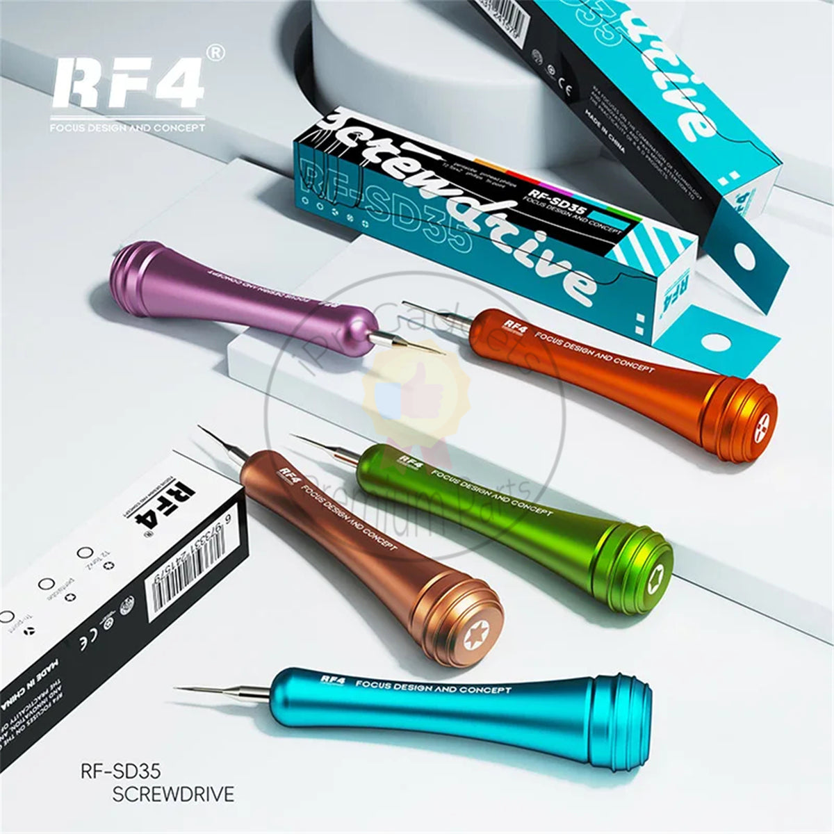 iProGadgets Repair Tools Universal Repair Screwdriver Extra-hard Tempered Bits RF4 RF-SD35 ...