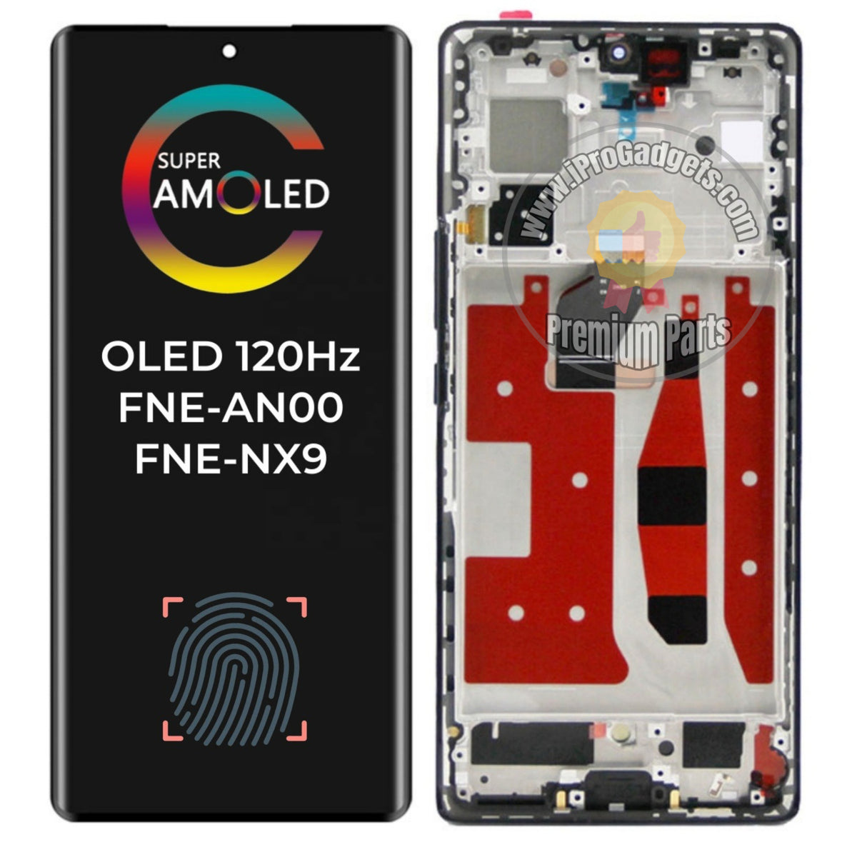 Replacement New Display for Honor 70 5G FNE-AN00 FNE-NX9 120Hz OLED ...
