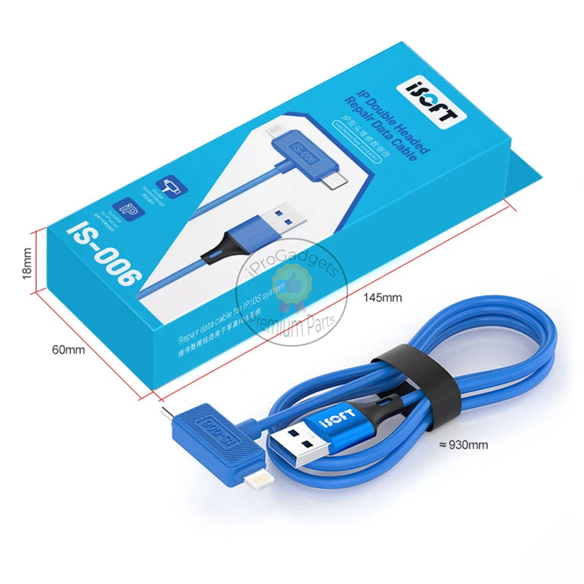 iSoft IS-006 Dual Interface Data Recovery Repair Cable for IP Pad Full ...