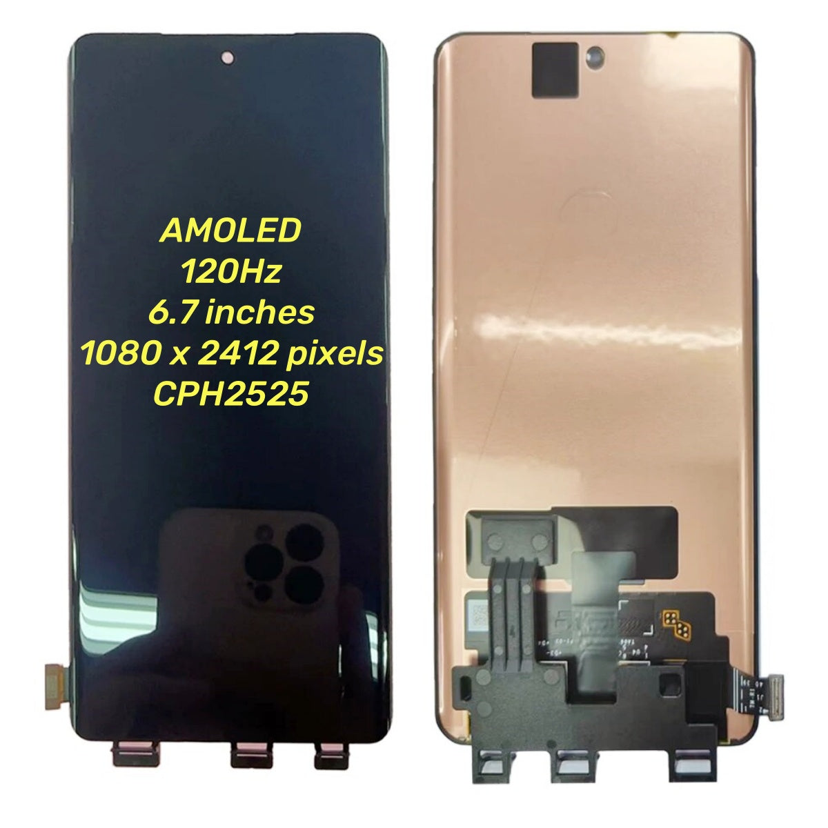 Replacement AMOLED Display Touch Screen For OPPO Reno10 Pro 5G CPH2525 ...