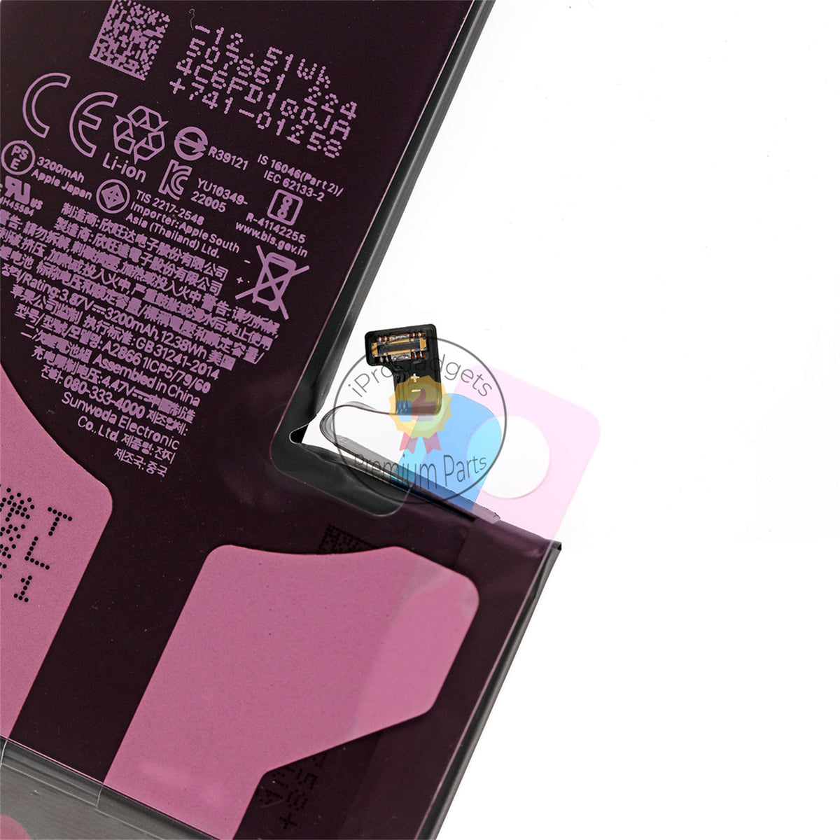 Replacement for iPhone 14 Pro Battery 3200mAh A2866 Repair Parts ...