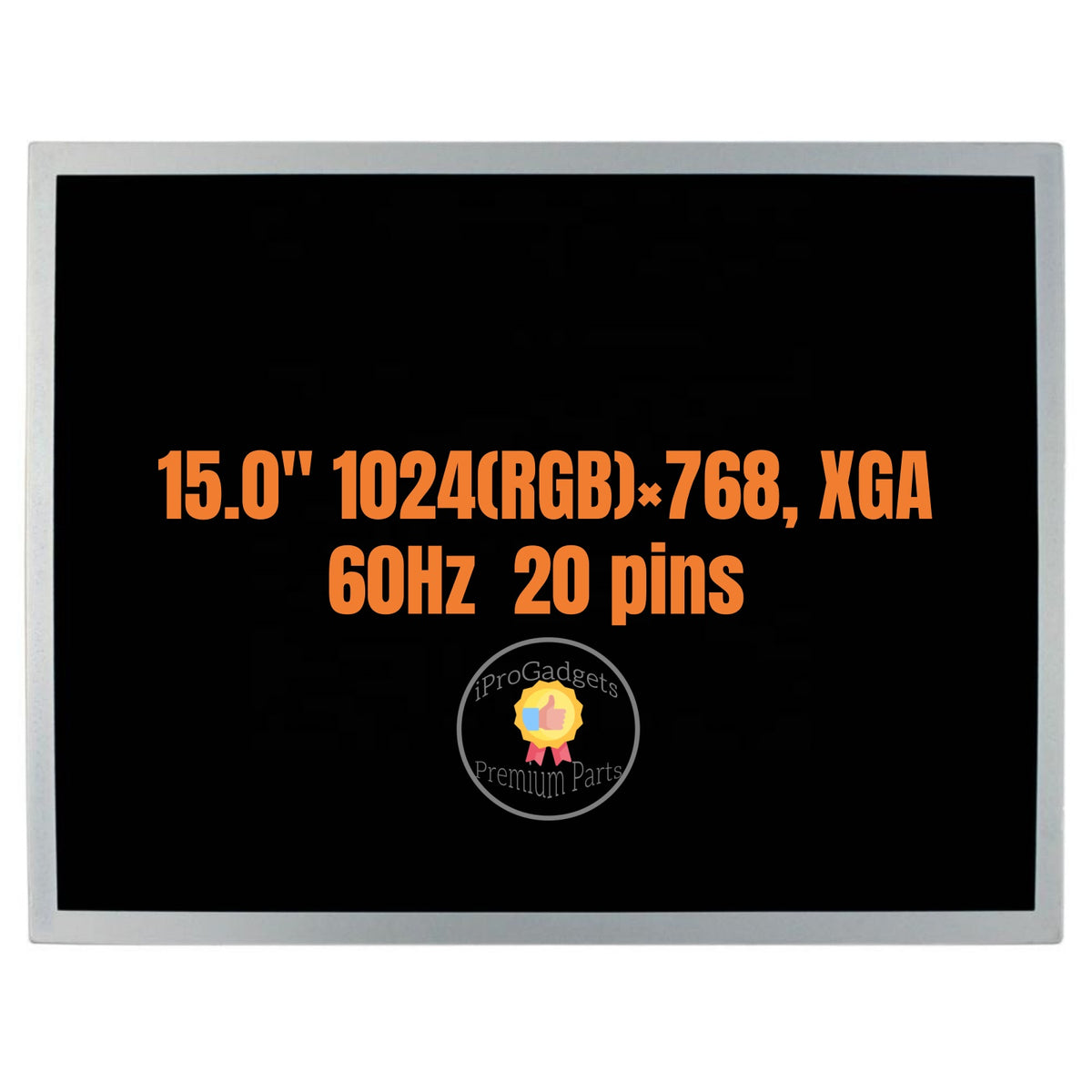 Replacement 15 Inch LCD Screen LQ150X1LG91 LQ150X1LG92 LQ150X1LG93 1024 ...