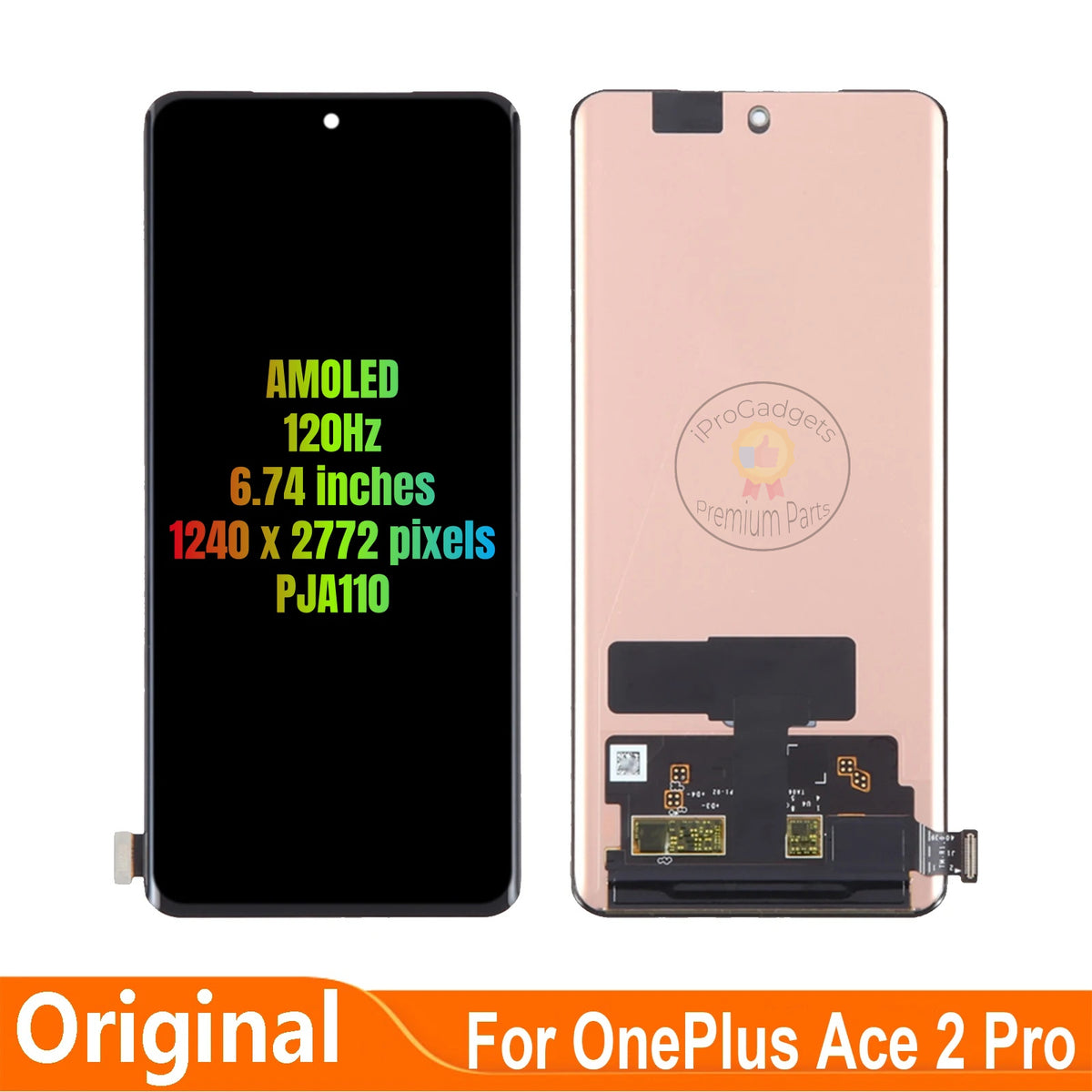 Replacement AMOLED Display Touch Screen Assembly For OnePlus Ace 2 Pro ...