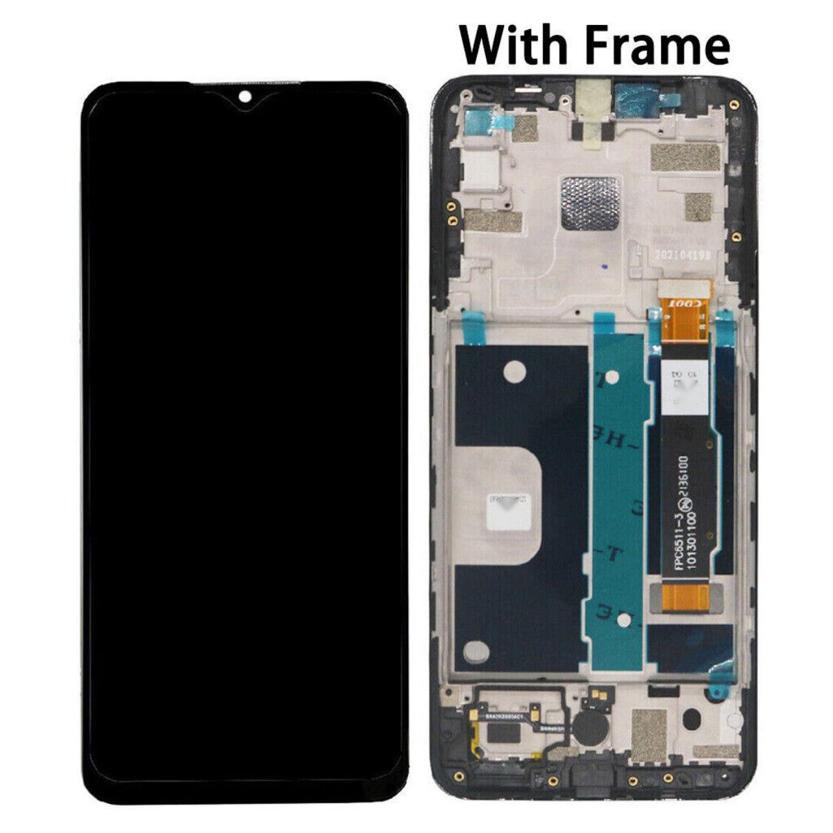 Replacement LCD Display Touch Screen With Frame For TCL 4X 5G T601DL ...