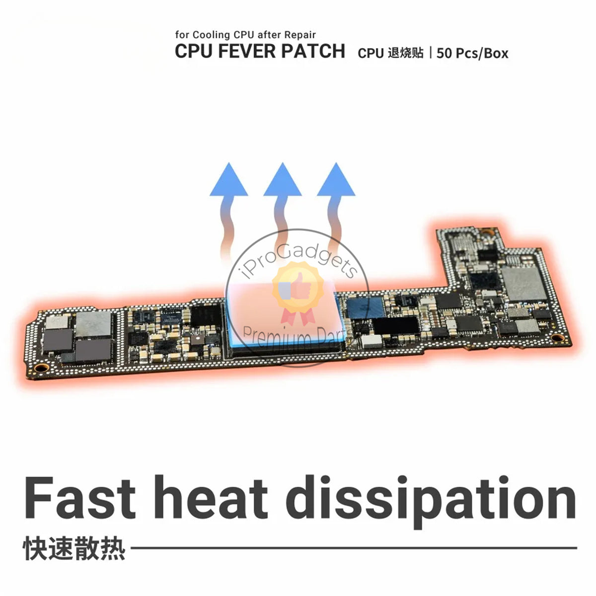 2uul SC10 17x15x1.5mm CPU Pre-Cut Heatsink Silicone Pad for SSD CPU IC ...
