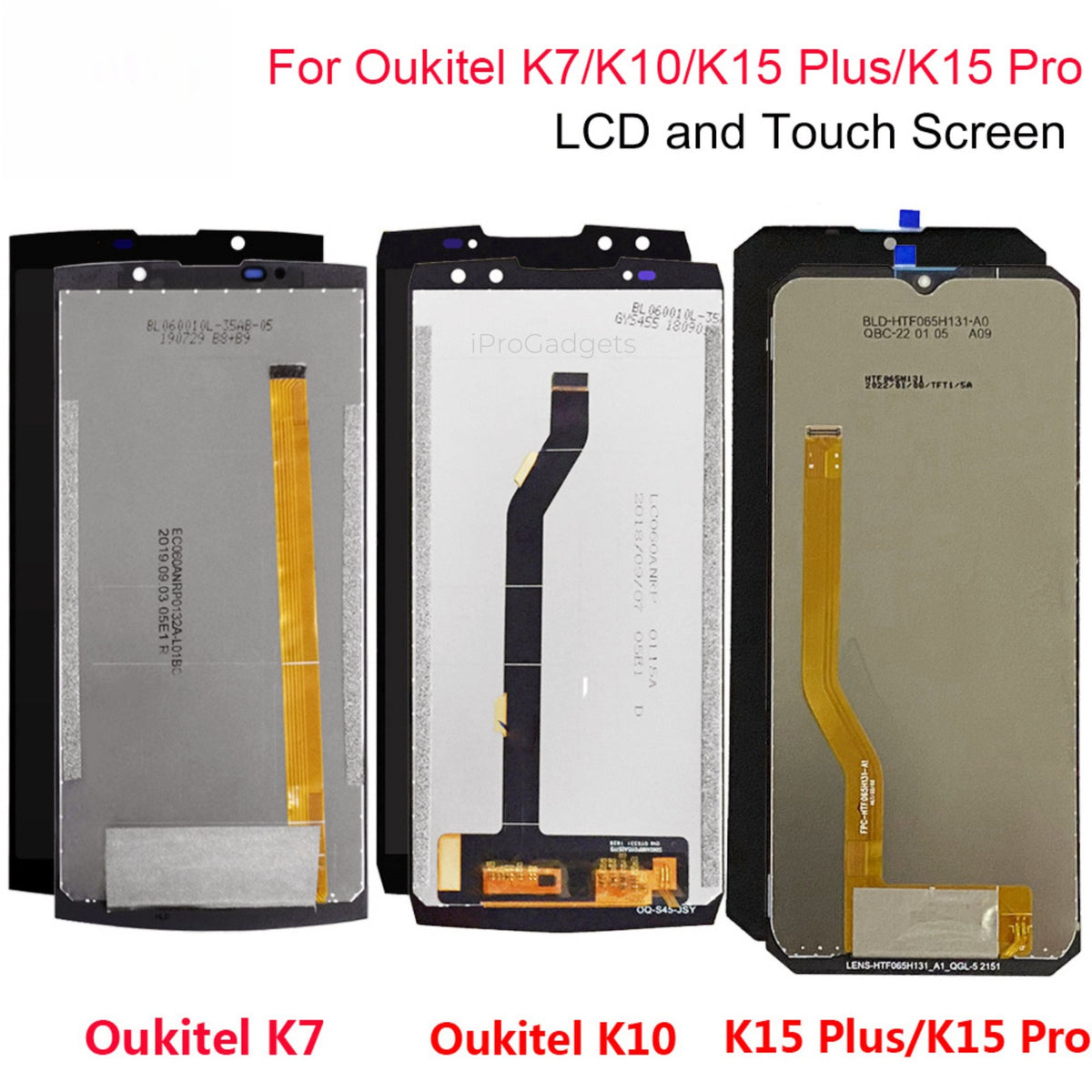 Replacement LCD Display Touch Screen Assembly For OUKITEL K15 Plus Pro ...