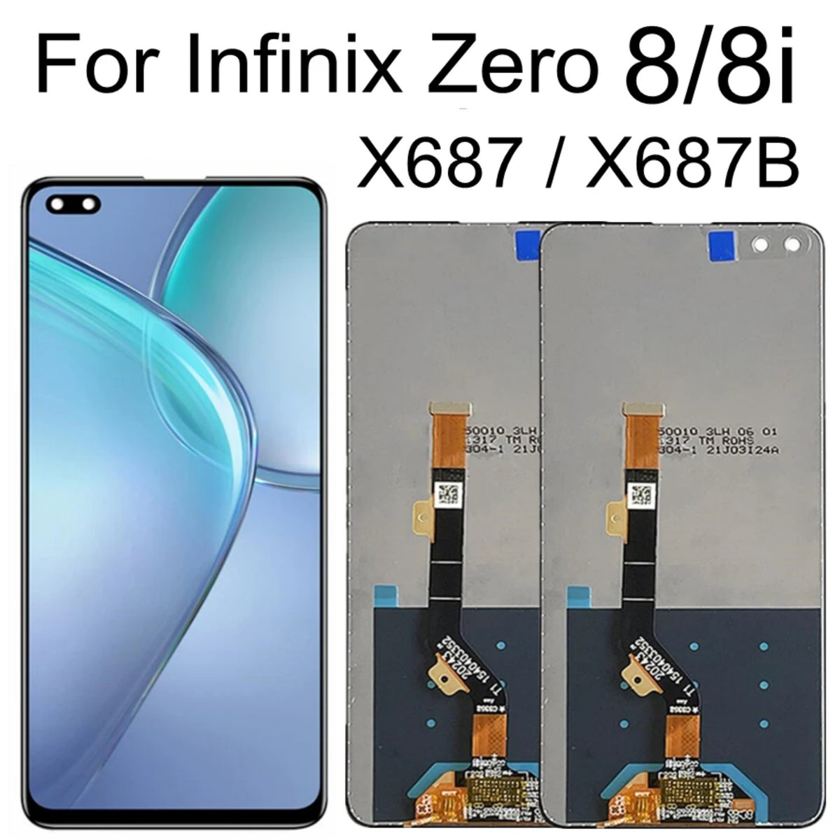Replacement Display For Infinix Zero 8 X687 Zero 8i X687B LCD Touch ...