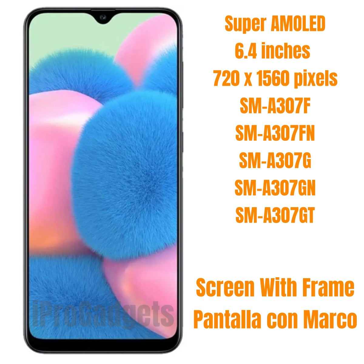 Replacement AMOLED Display Touch Screen With Frame For Samsung Galaxy ...