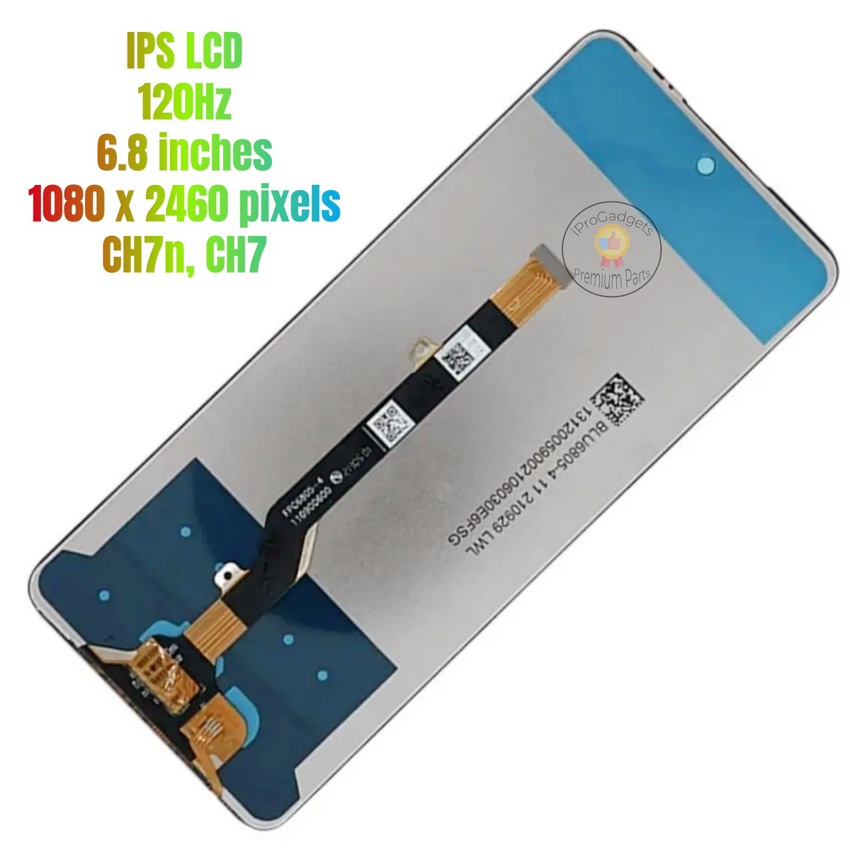 Replacement LCD Display Touch Screen Assembly For Tecno Camon 18 P CH7 ...