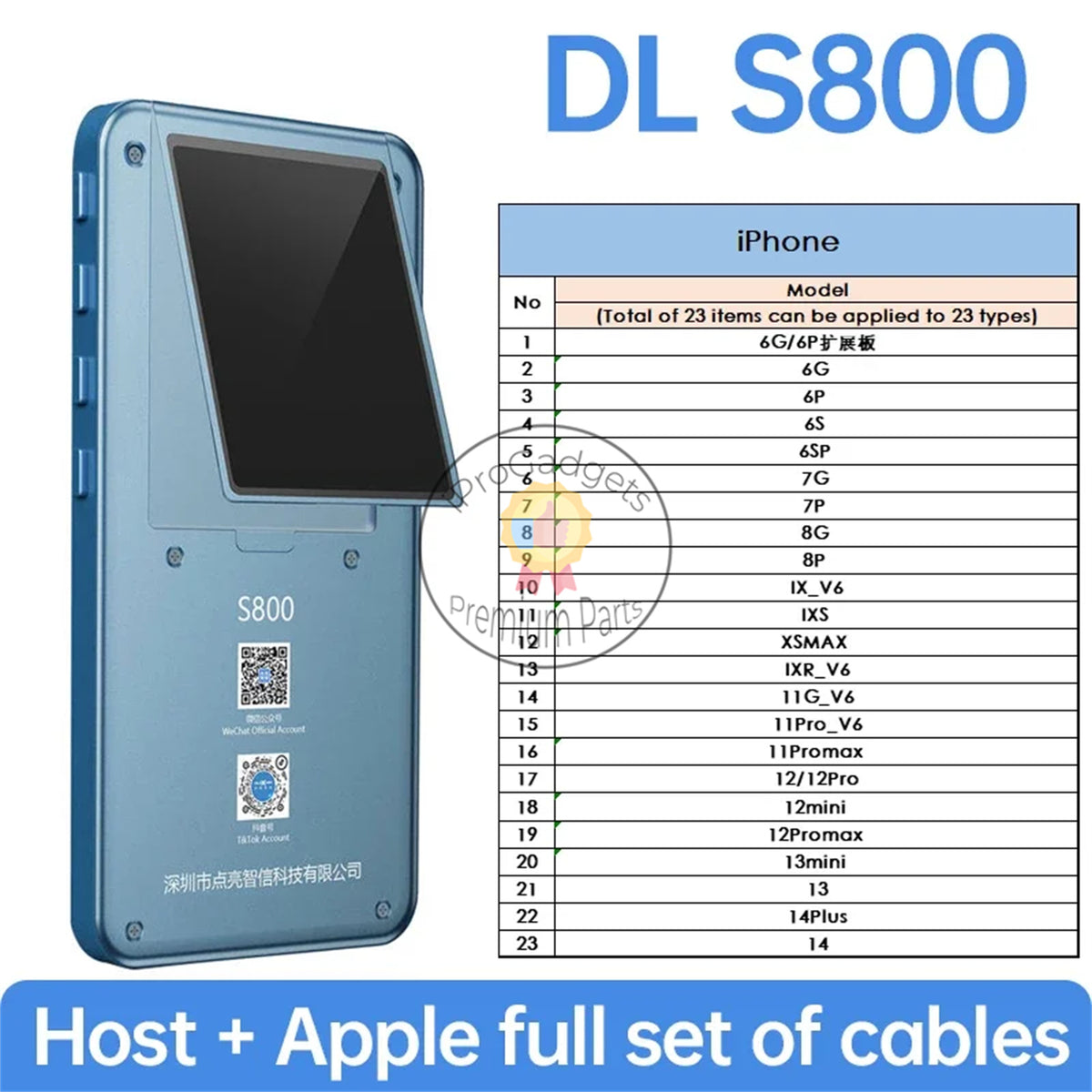 DL S800 Multi-funtional 6in1 LCD Screen Tester Machine for iPhone ...