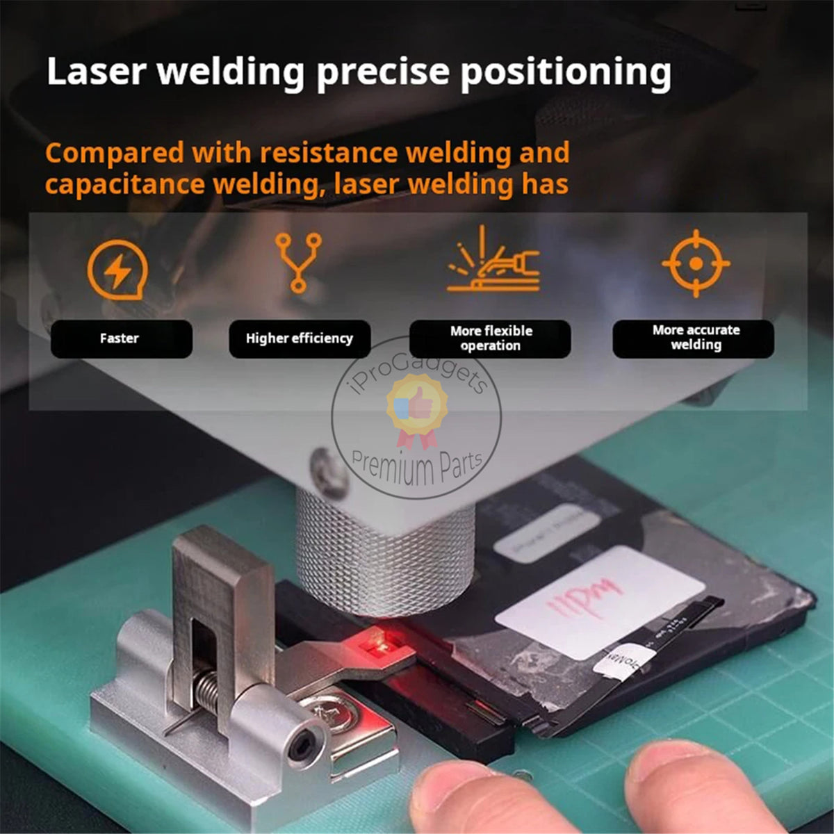 M-Triangle ML-14 Automatic Laser Spot Welder for iPhone Battery Cell ...