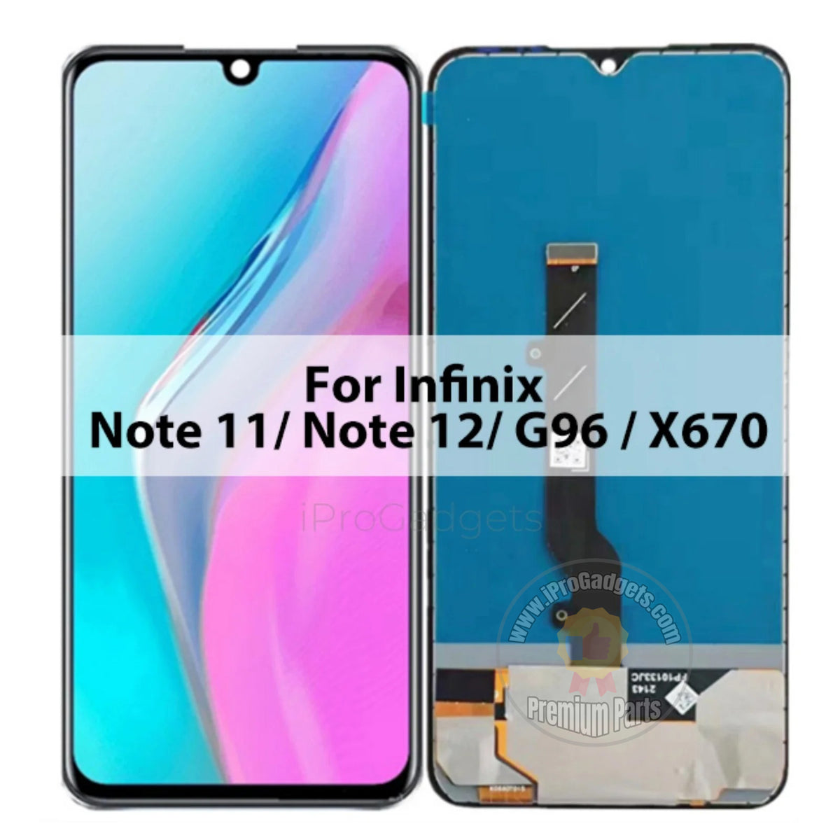 Replacement AMOLED Display Touch Screen For Infinix Note 11 / Note 12 ...