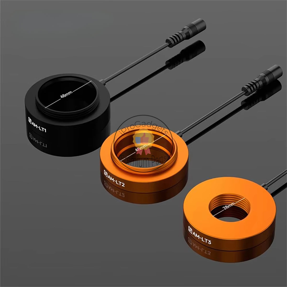 Amaoe AM-LT Microscope Light Source LED Lamp Body Single Tube Threaded ...