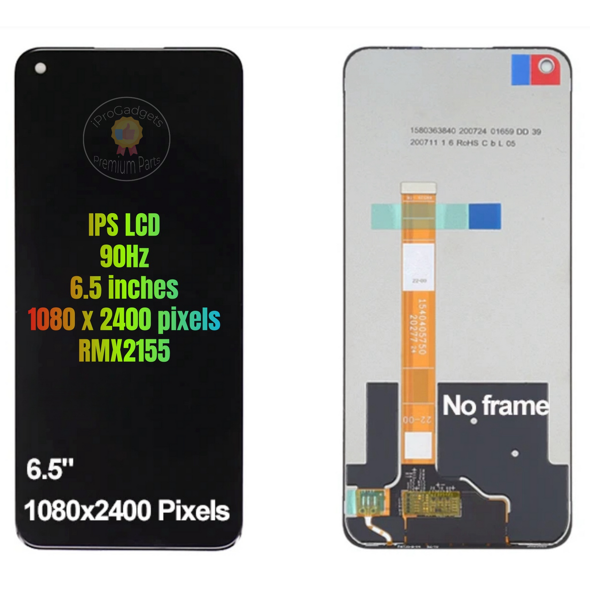 Replacement LCD Display Touch Screen Assembly For Realme 7 4G RMX2155 ...