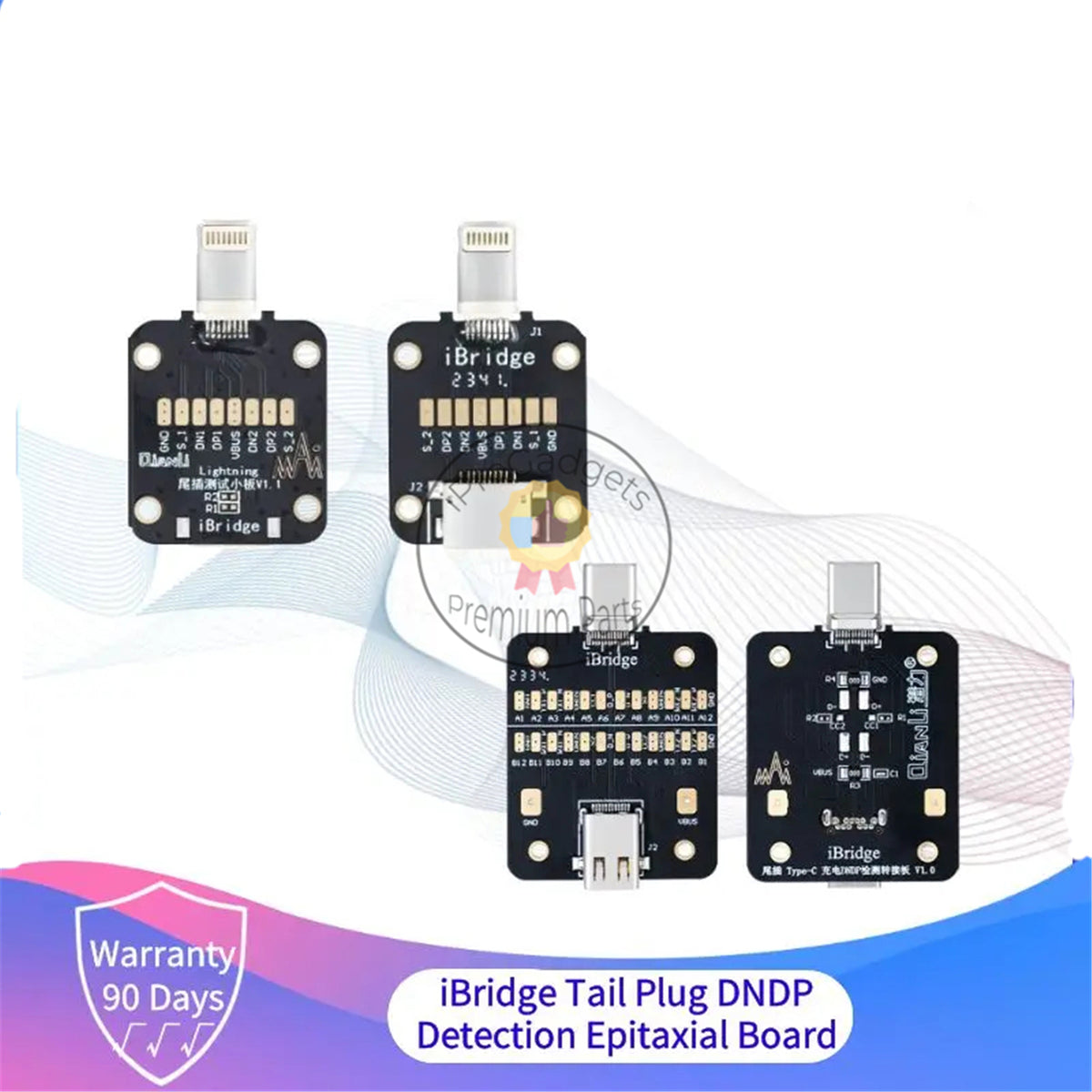QianLi iBridge Tail Plug Type-C Lightning Port Charging DNDP Detection ...