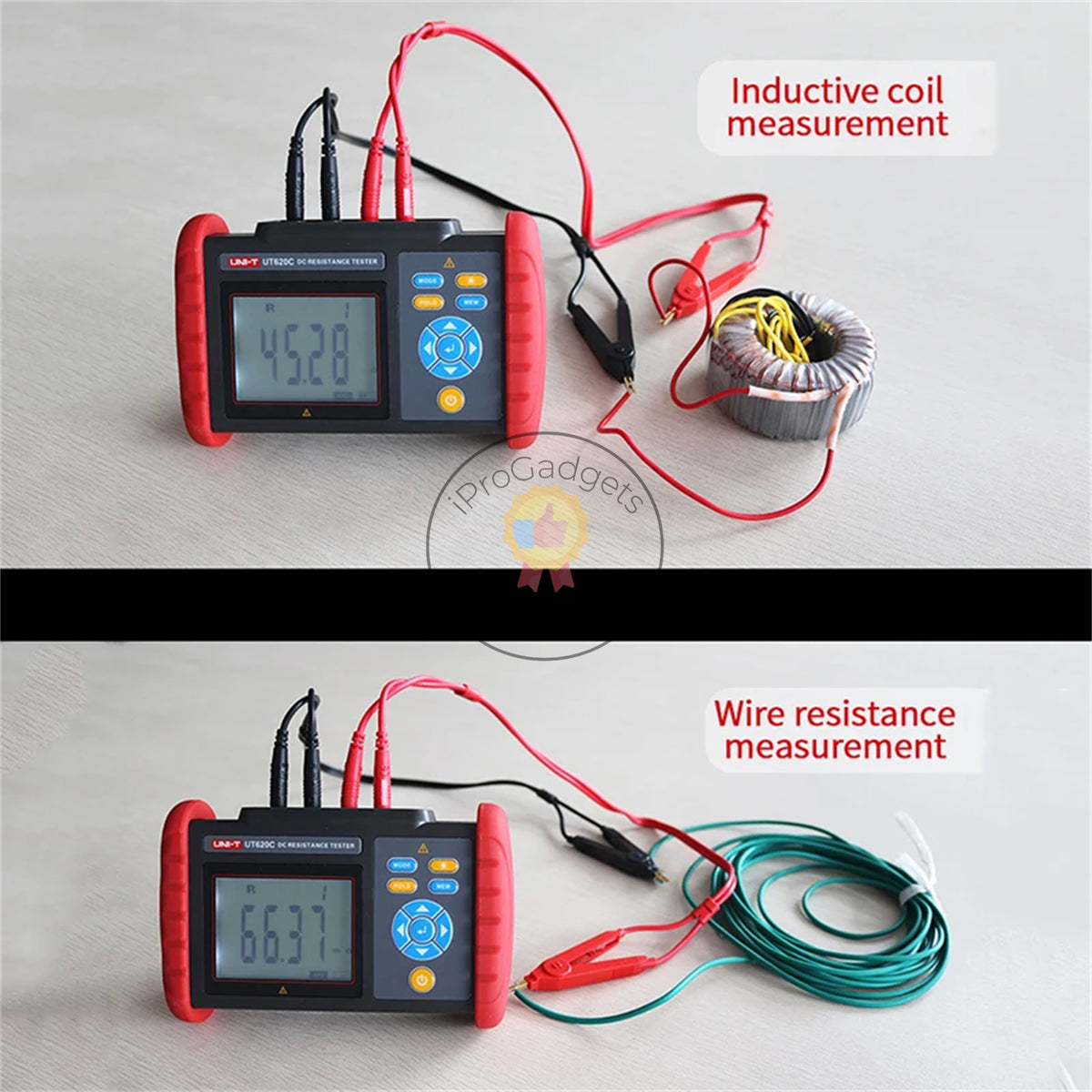 UNI-T UT620C Digital Micro Ohm Meter DC Insulation Resistance Tester ...