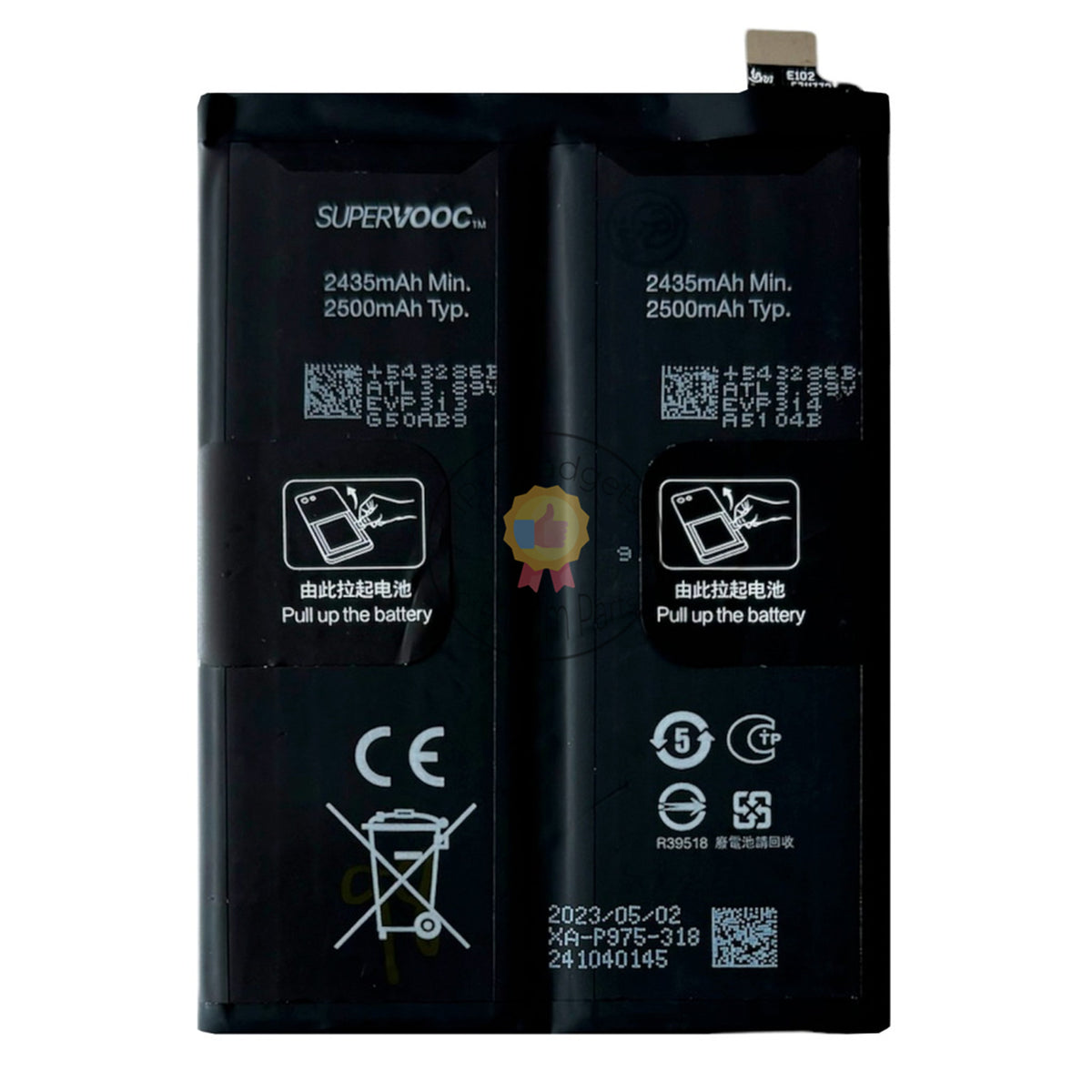Replacement Battery for Oneplus 11 5G Battery BLP975 Repair Parts ...