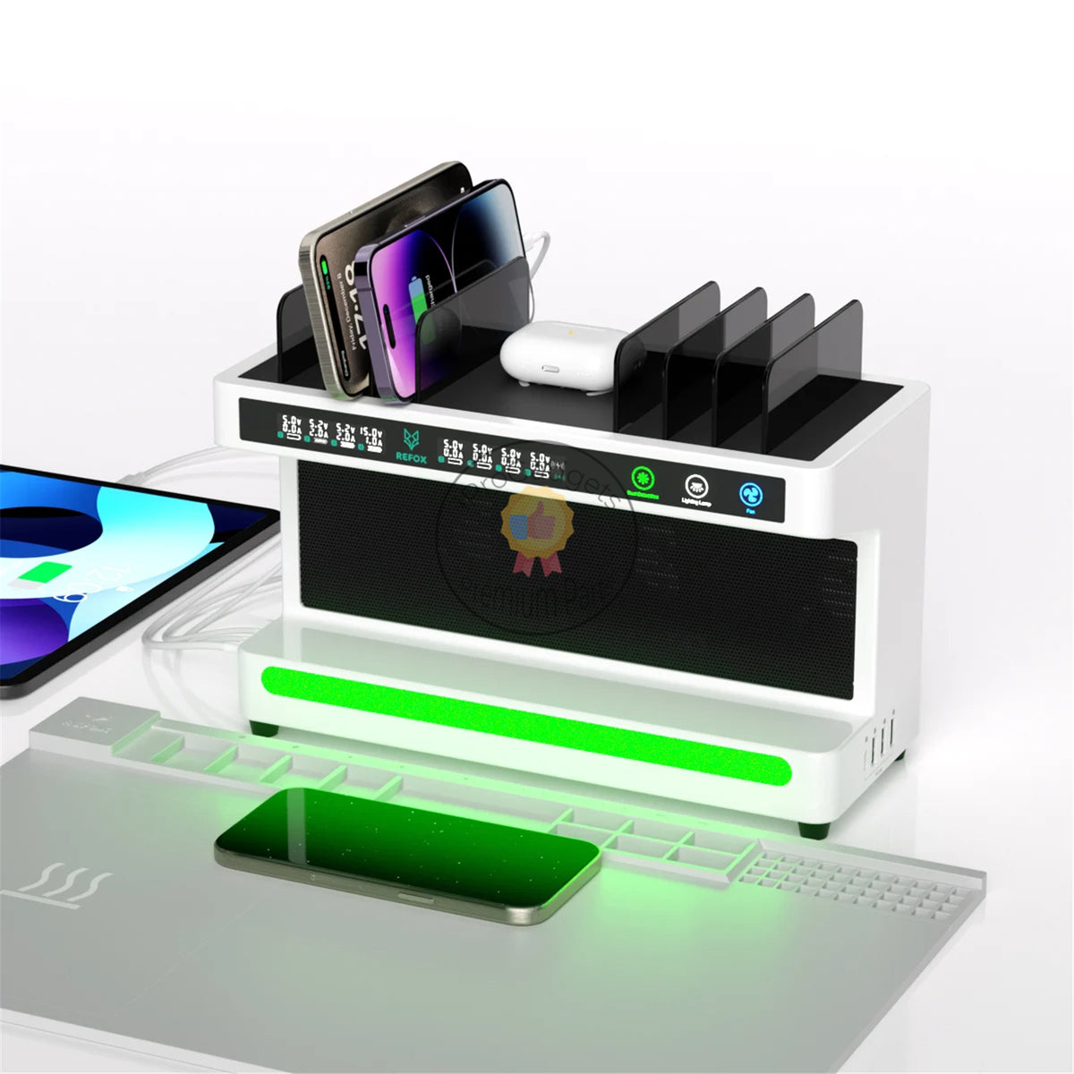 Refox DF45 Dust Cleaner Phone Repair Tools Set for Mobile Phones Dust ...