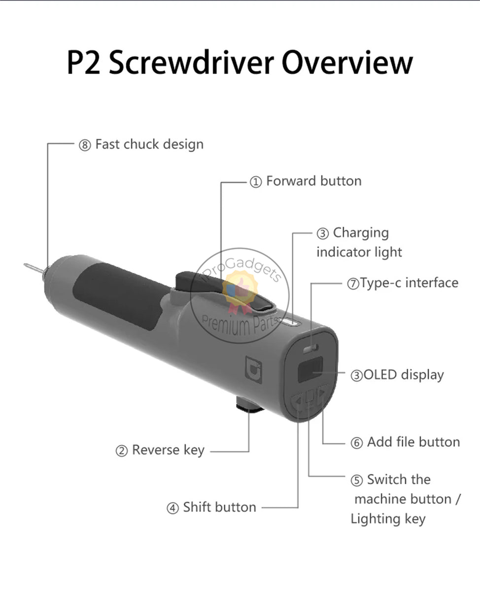 Xiaoong P2 Wireless Rechargeable Brush Disassembly Electric Precision ...