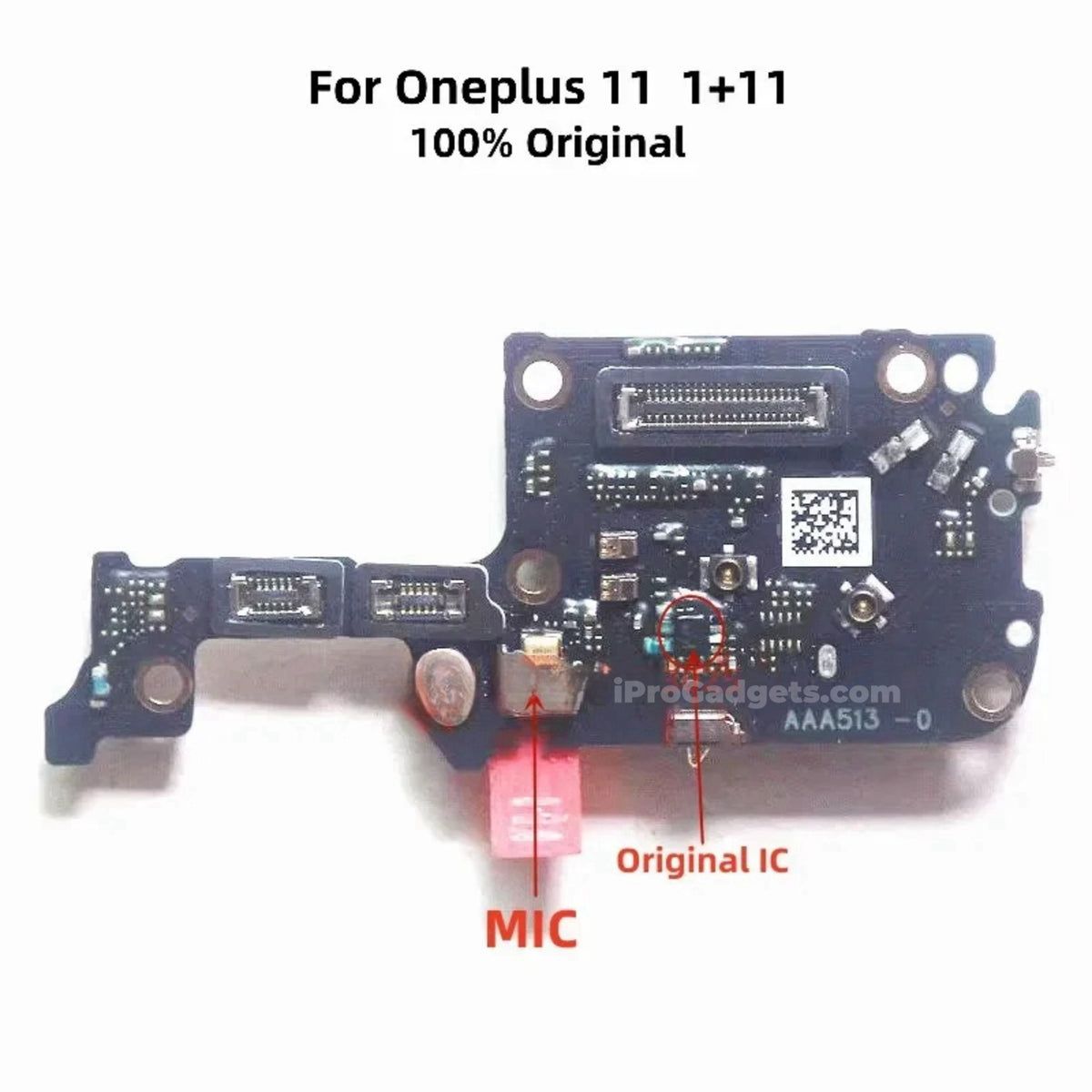Replacement Microphone Board Connector For OnePlus 11 1+11 MIC SD SIM ...