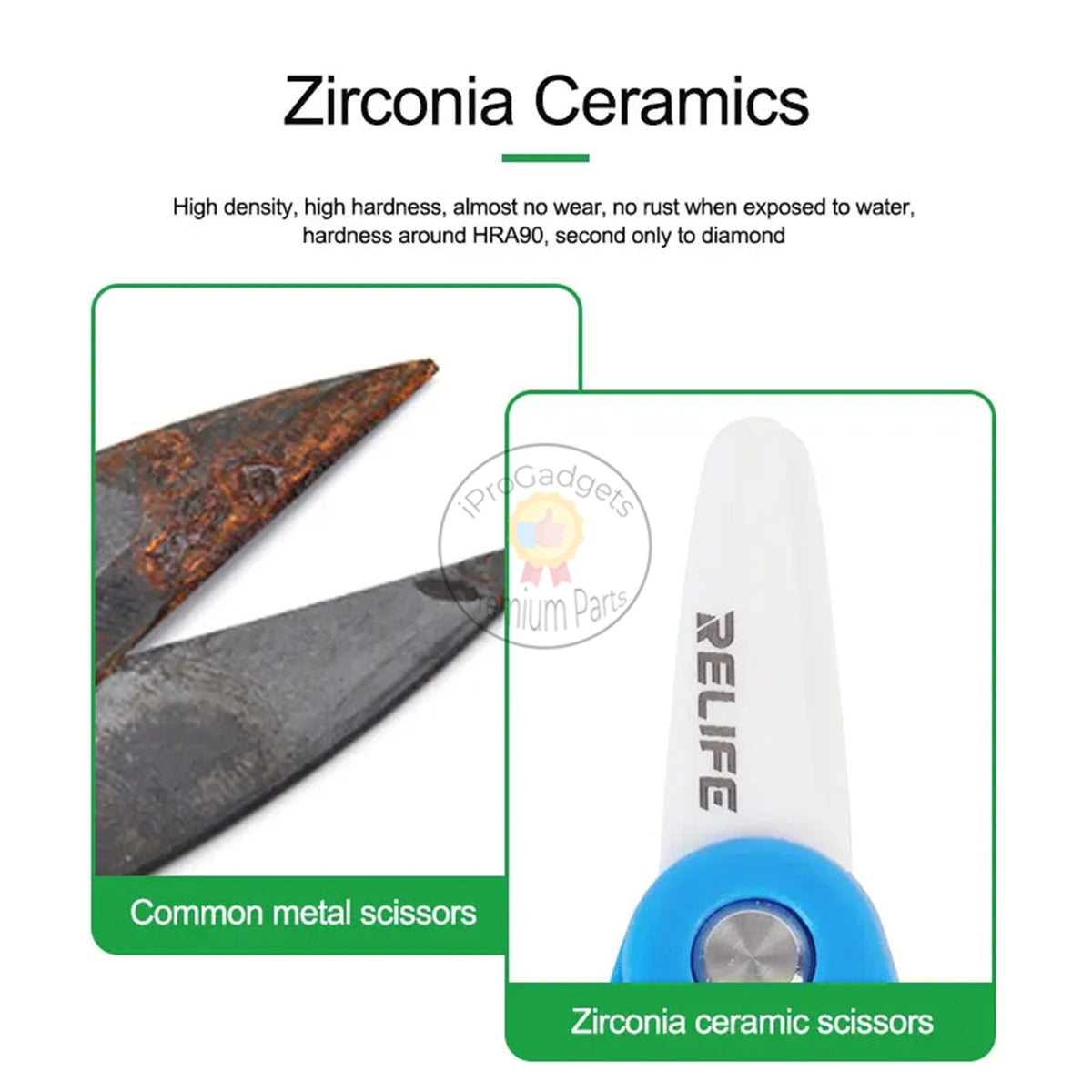 iProGadgets Repair Tools RELIFE RL-102A Mini Ceramic Insulated Scissors ...