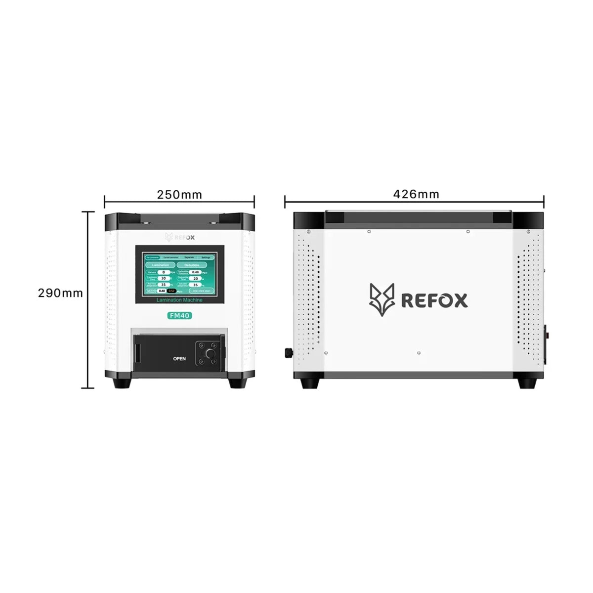 Refox 5 In 1 FM-40 LCD Glass Lamination Machine Heating Separator ...