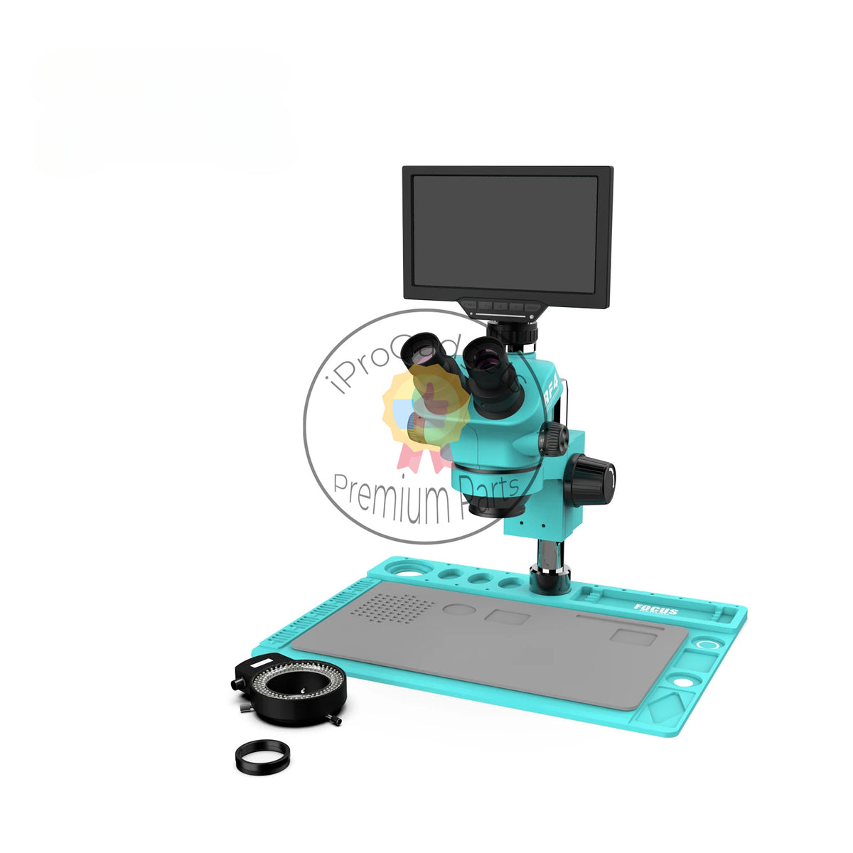 RF4 RF7050TVD2-YS010W 7-50X Synchronous Zoom Trinocular Microscope with ...