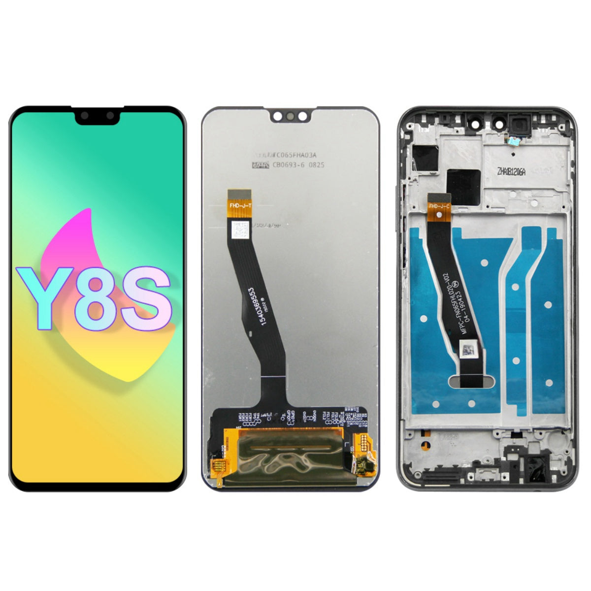Replacement LCD Display Touch Screen With Frame For Huawei Y8S JKM-LX1 ...