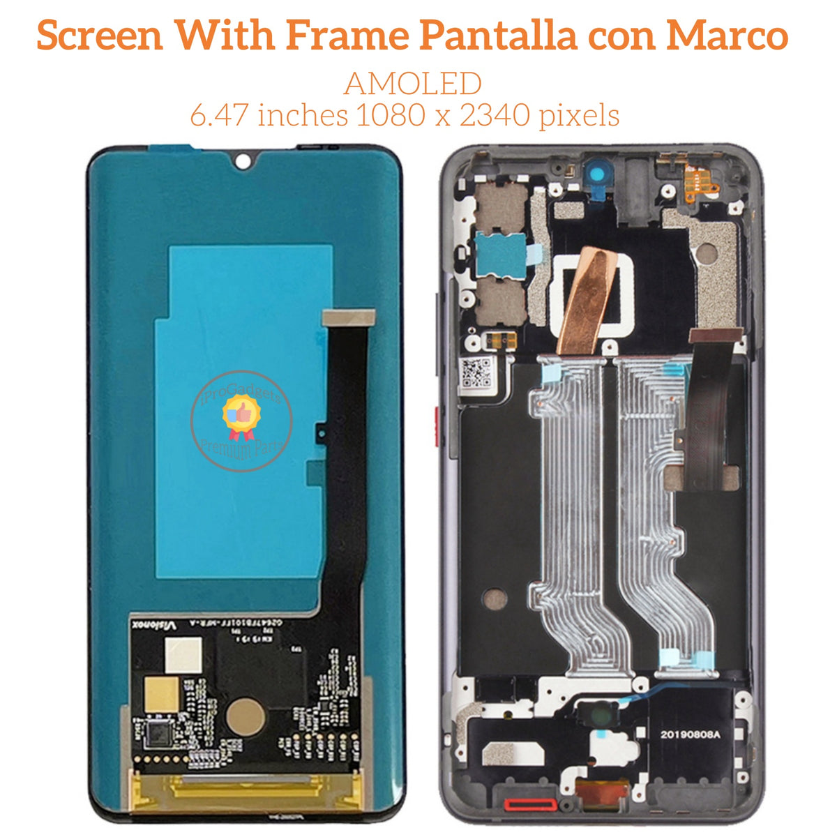 Replacement AMOLED Display Touch Screen With Frame Assembly For ZTE ...