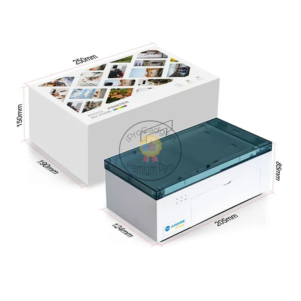Sunshine C1 Mini Mobile Phone DIY Color Film Printer WiFi Direct Color ...