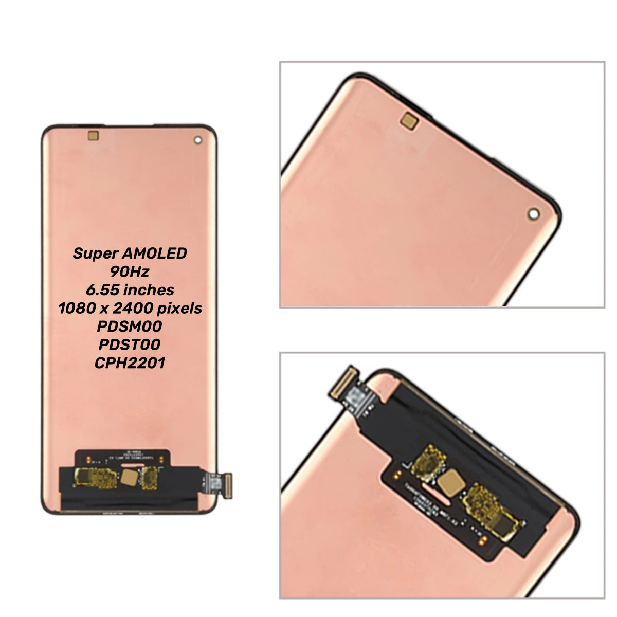 Replacement AMOLED Display Touch Screen for OPPO Reno5 Pro 5G CPH2201 ...