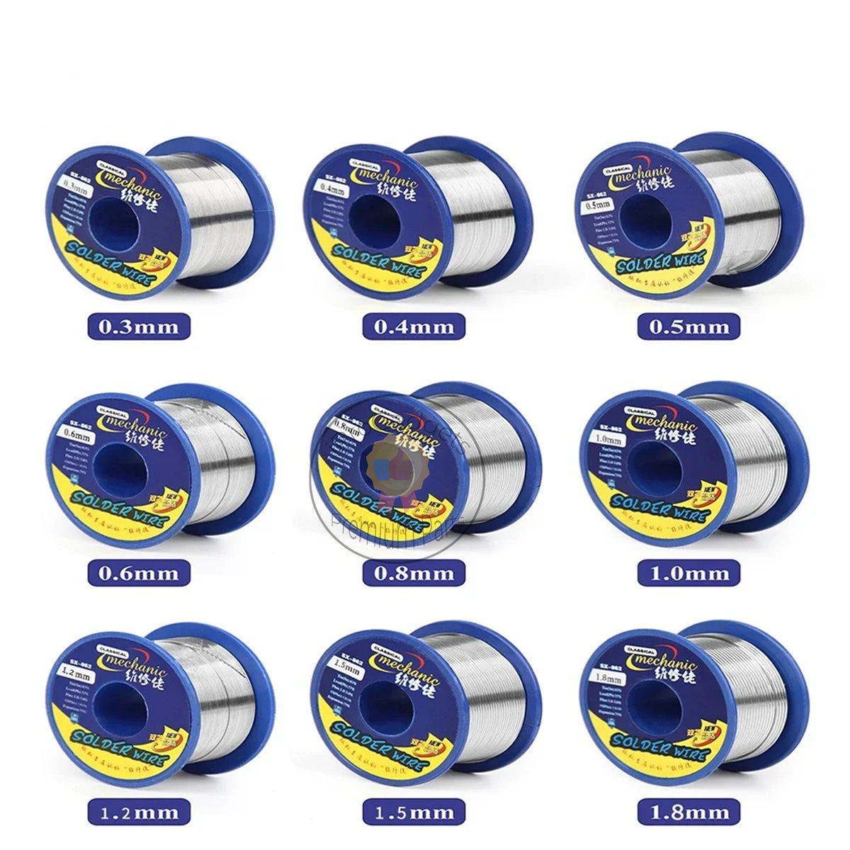 Mechanic SX-862 60g Double Rosin Core Solder Wire 183℃ Low Melting ...