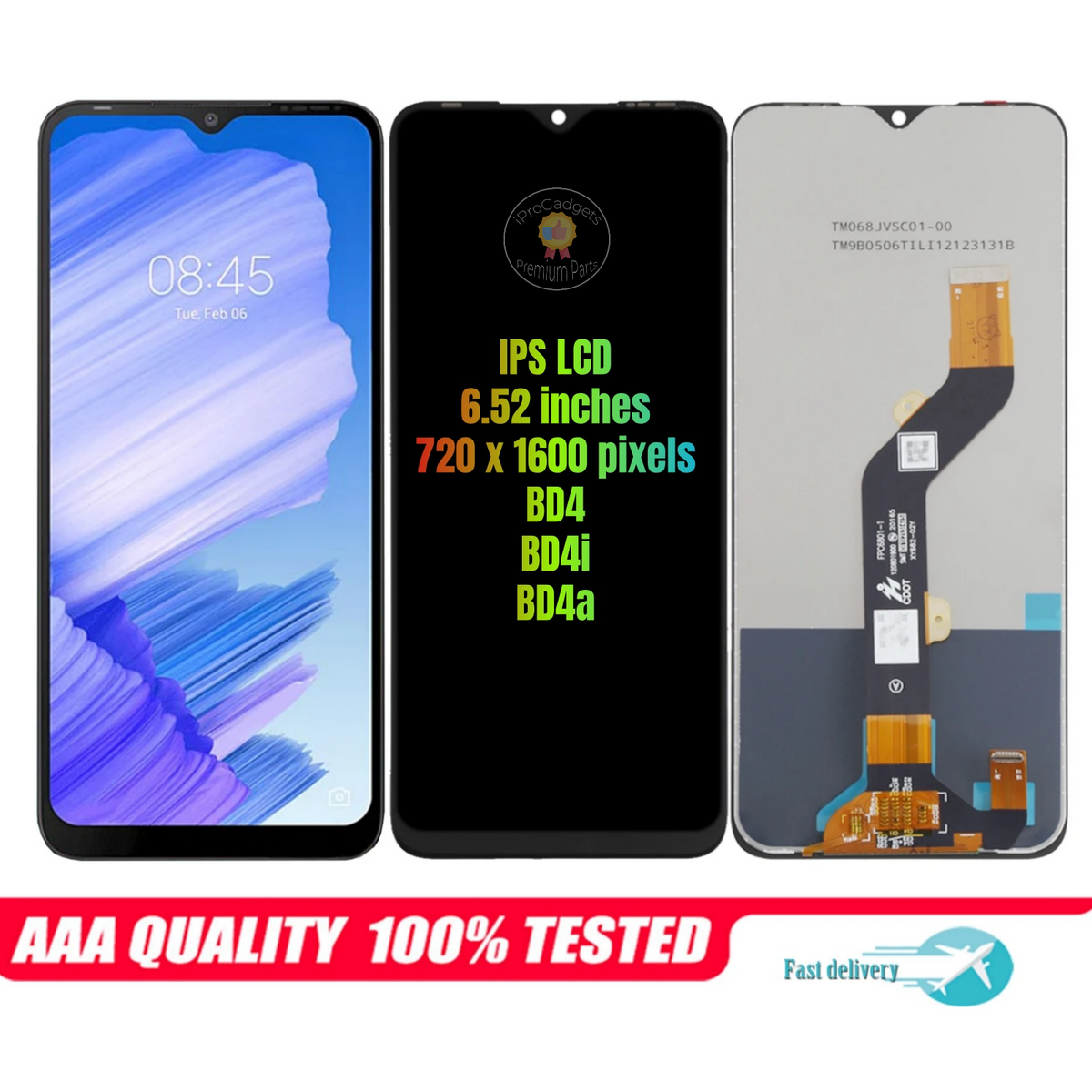 Replacement LCD Display Touch Sccreen Assembly For Tecno Pop 5 LTE BD4 ...