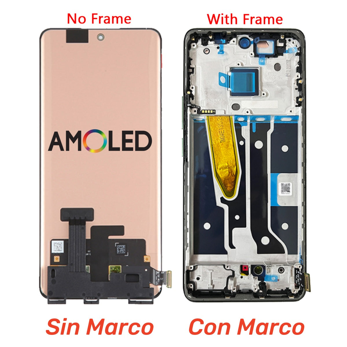 Replacement AMOLED Display Touch Screen With Frame for Realme 11 Pro+ ...