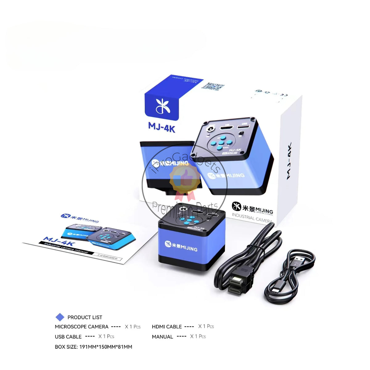 Mijing MJ-4K HD Digital Video Microscope Industry C-Mount Digital ...