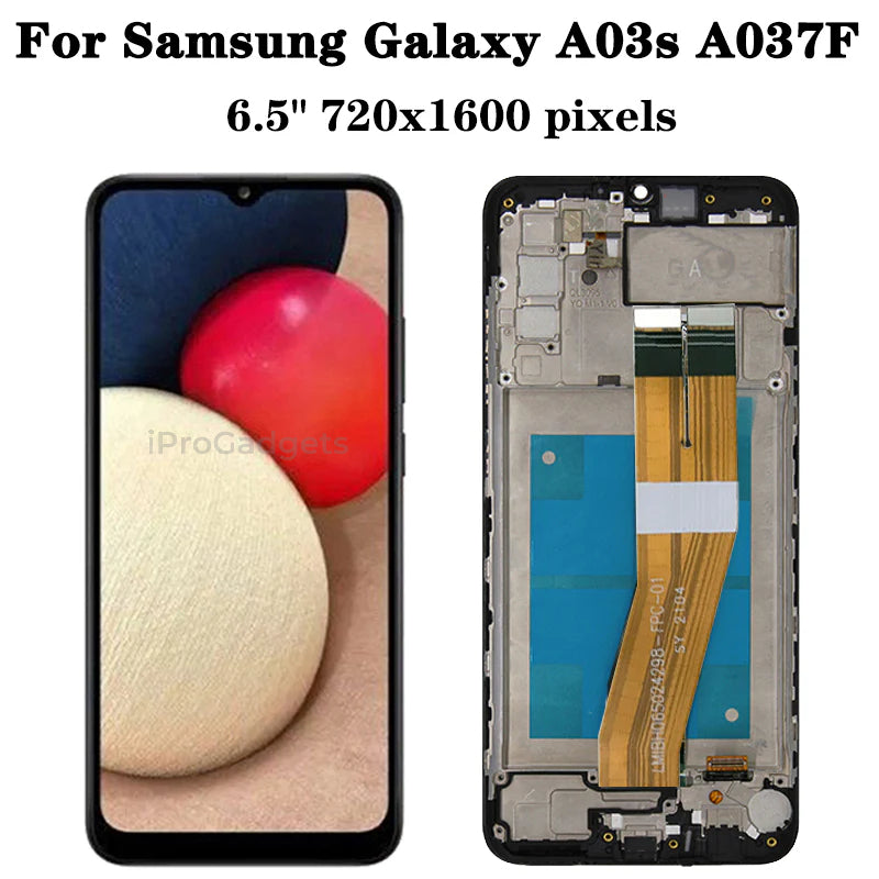 Replacement New Screen For Samsung Galaxy A03s A037 A037F A037M A037FD ...
