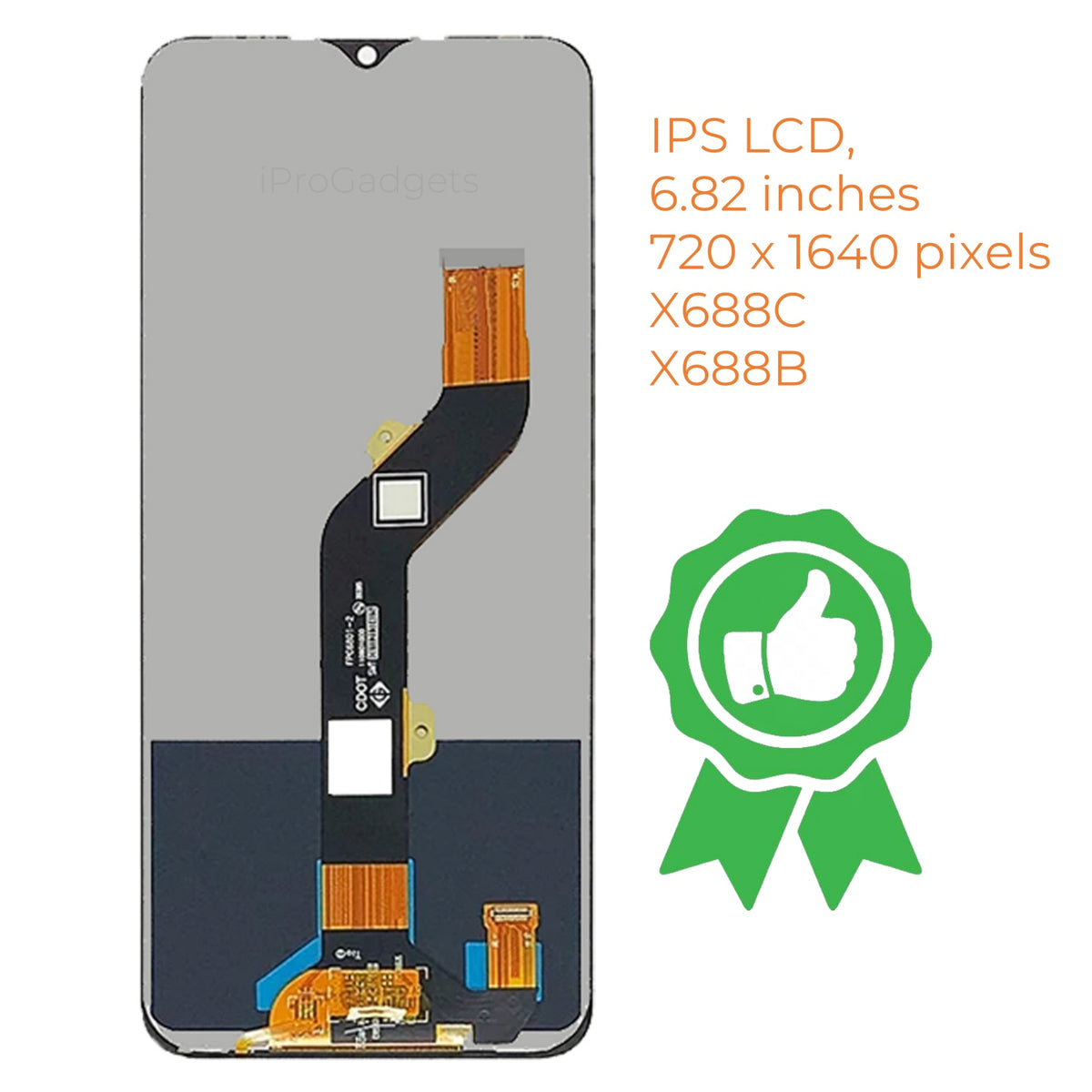 Replacement LCD Display Touch Screen For Infinix Hot 10 Play X688C ...