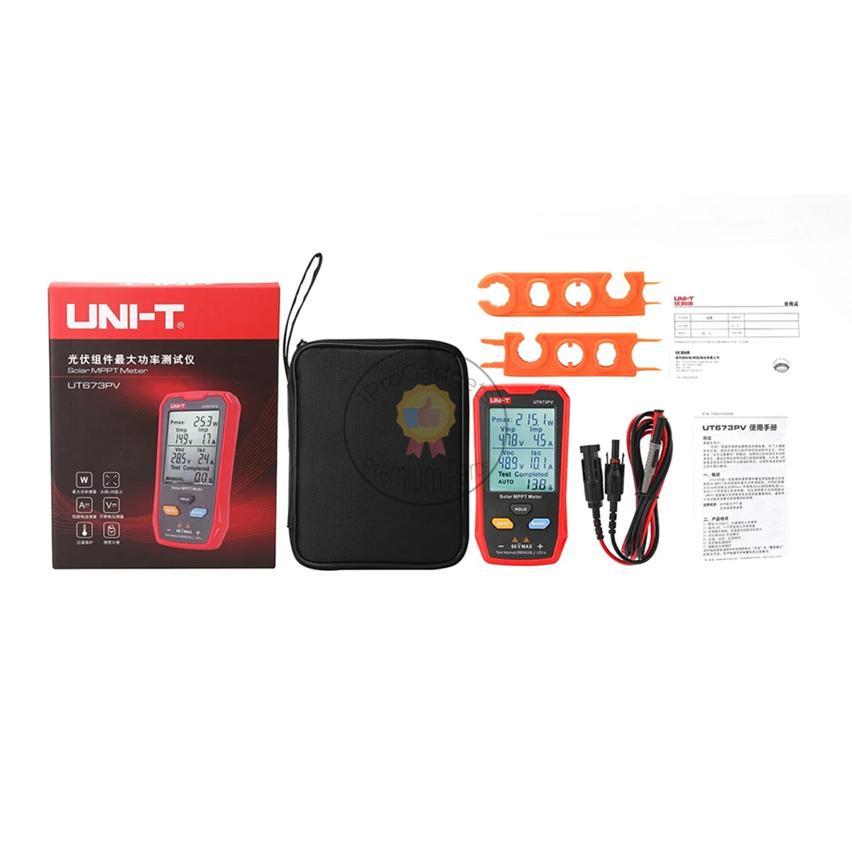 UNI-T UT673PV Solor MPPT Meter Photovoltaic Maximum Power Tester Peak ...